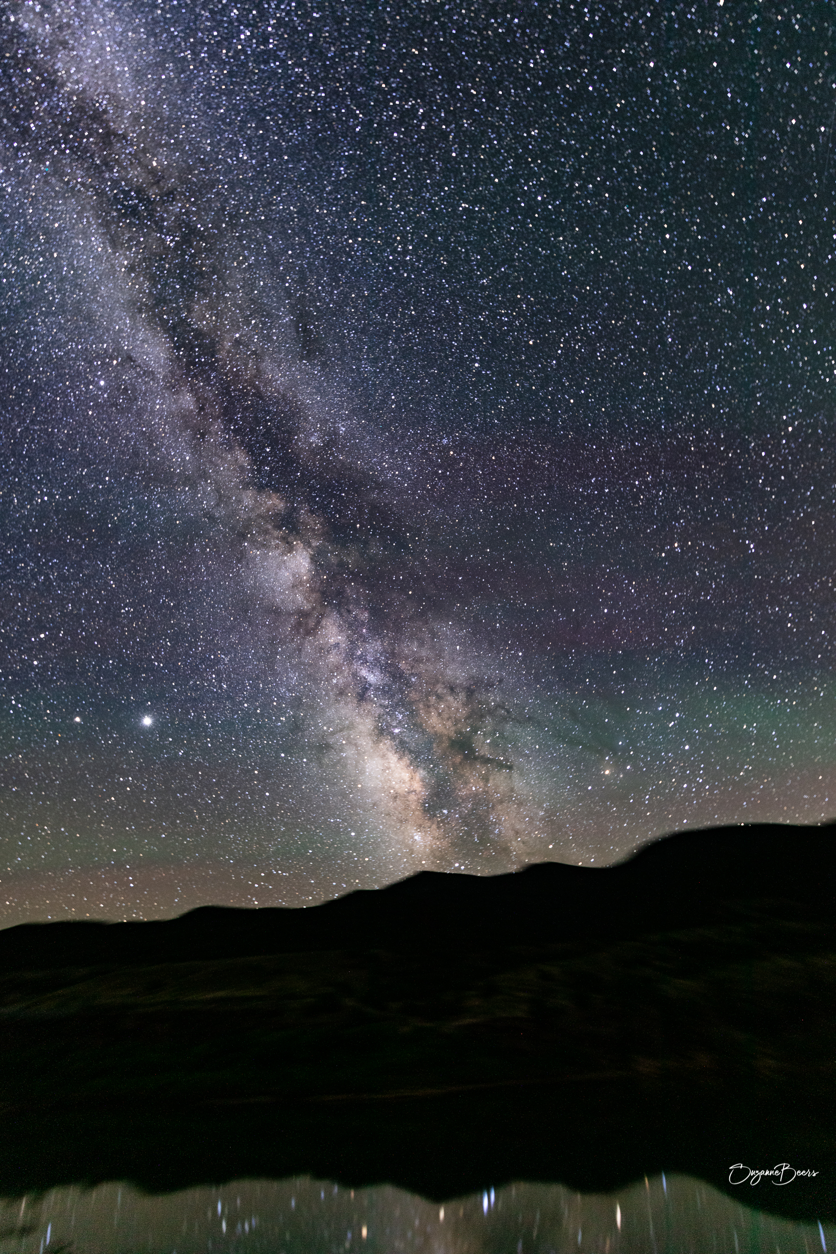 Milky Way over Green River - Beers Astrophotography