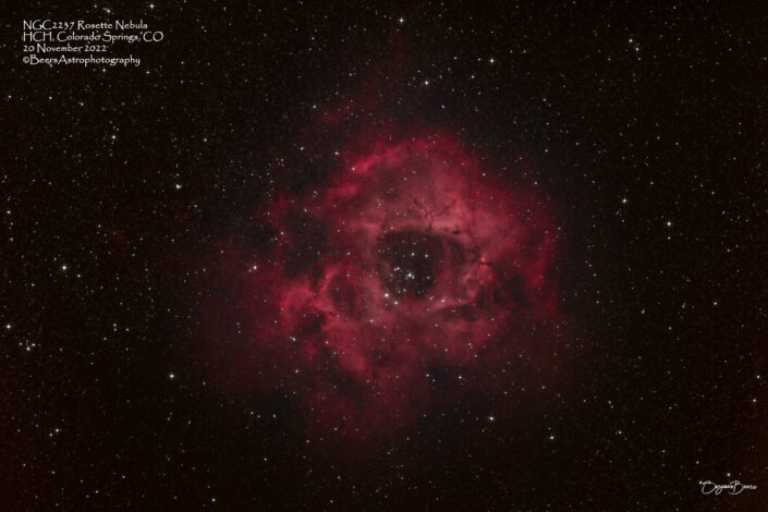 NGC2237 Rosette Nebula - Beers Astrophotography