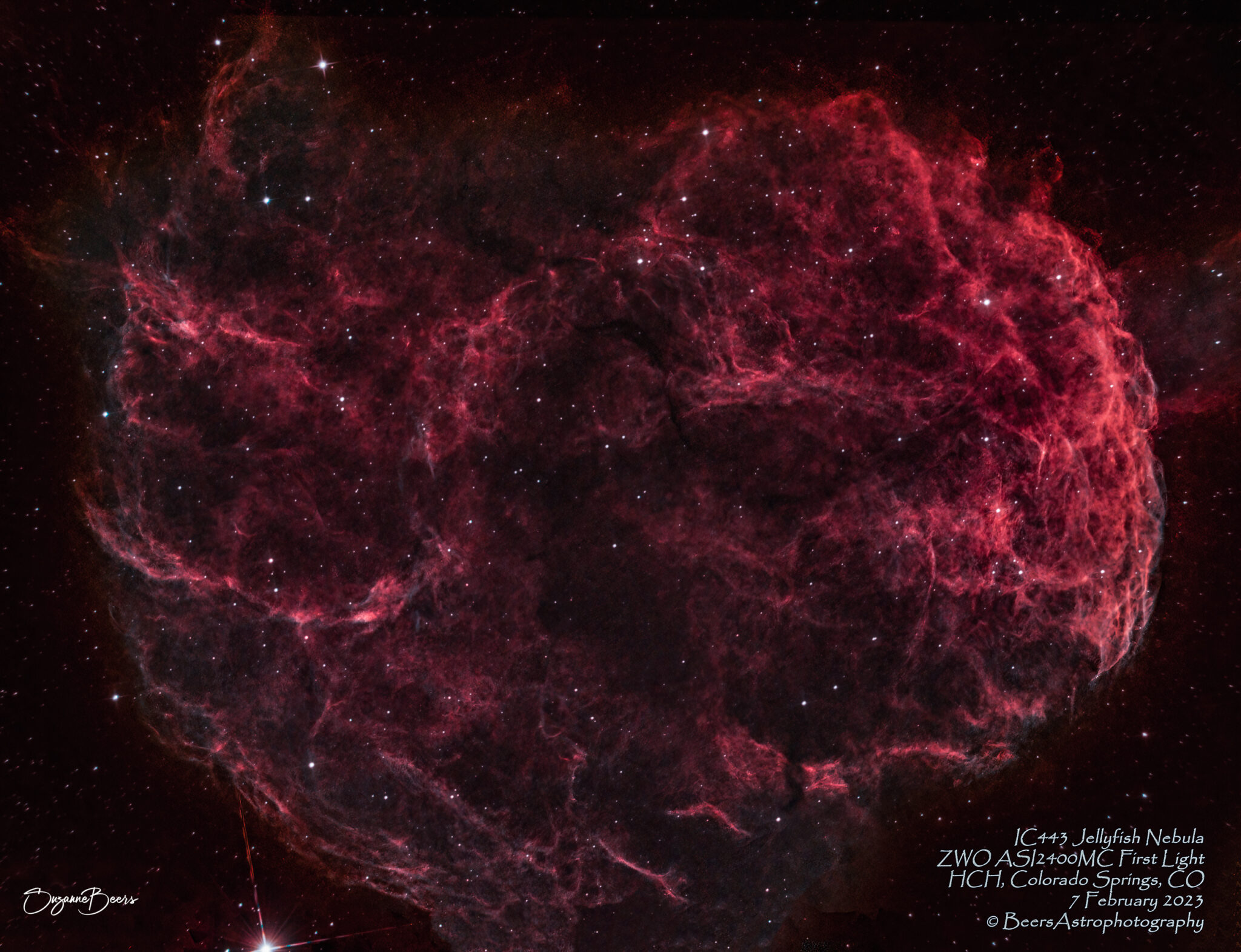 IC443 Jellyfish Nebula - Beers Astrophotography
