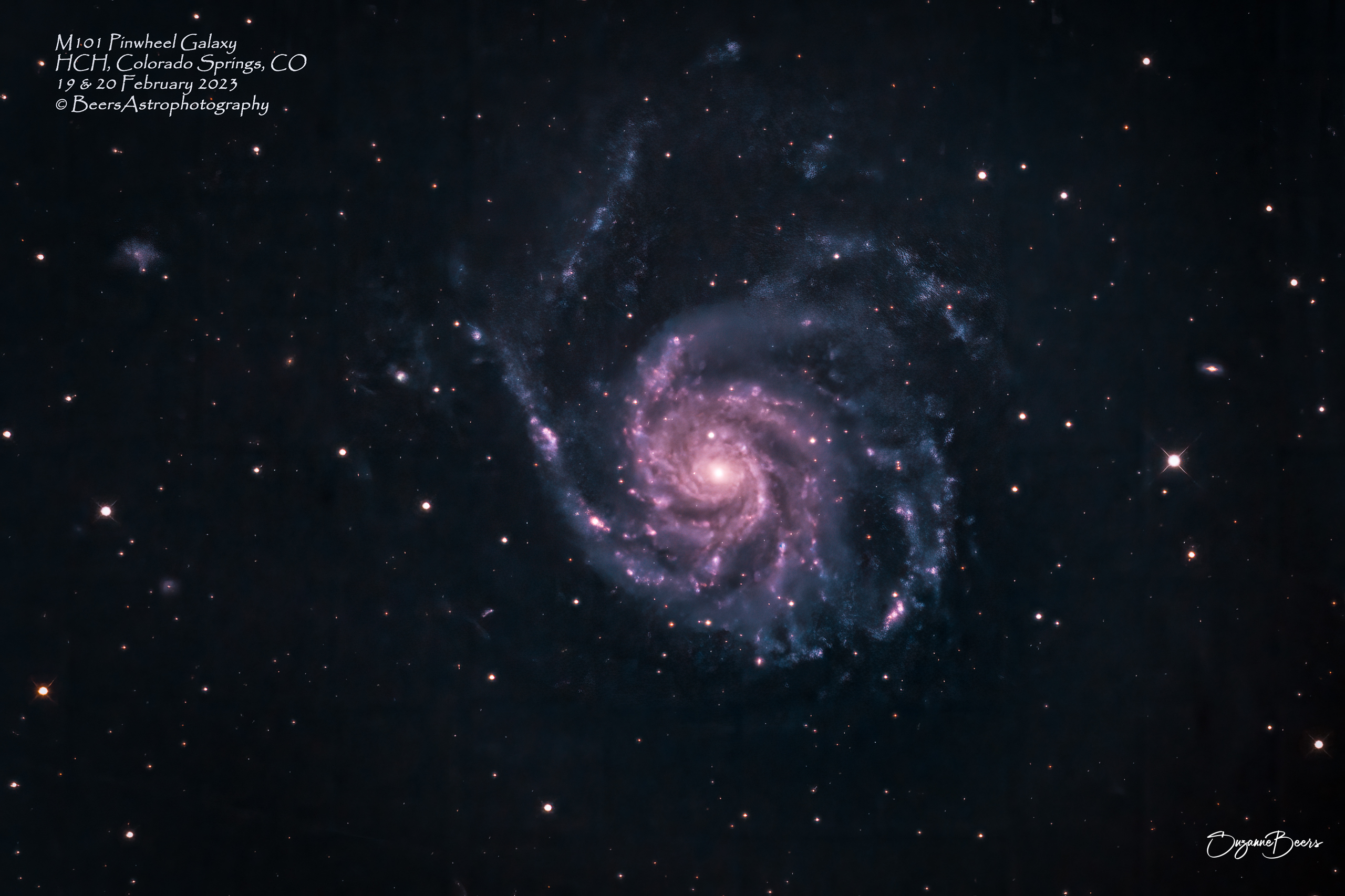 M101 Pinwheel Galaxy - Beers Astrophotography