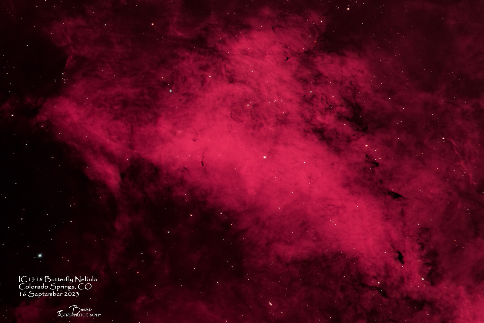 IC1318 Gamma Cygni Nebula (Butterfly Nebula) - Beers Astrophotography IC1318 Gamma Cygni Nebula (Butterfly Nebula) - Beers Astrophotography