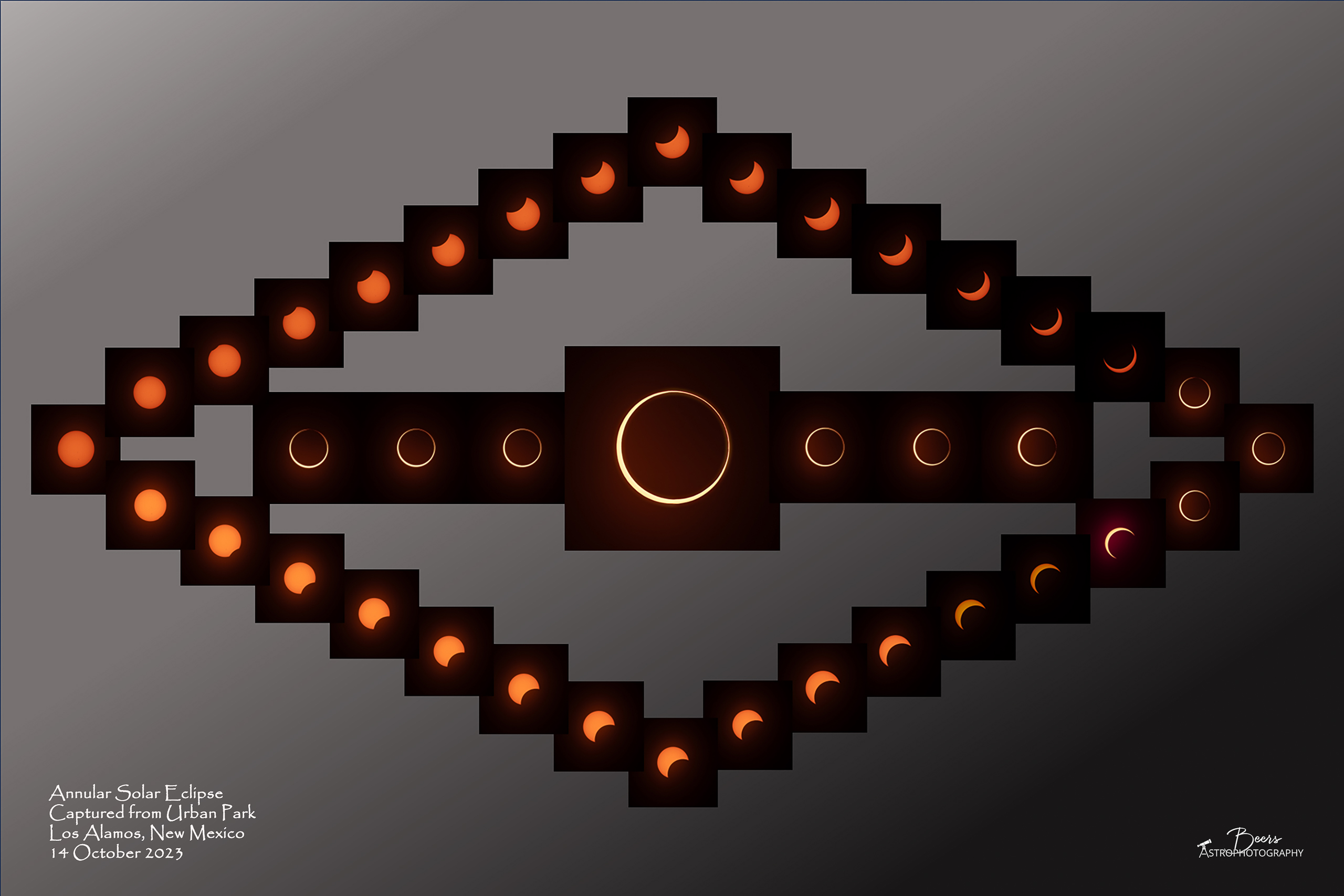 Annular Solar Eclipse - 14 October 2023 - Beers Astrophotography