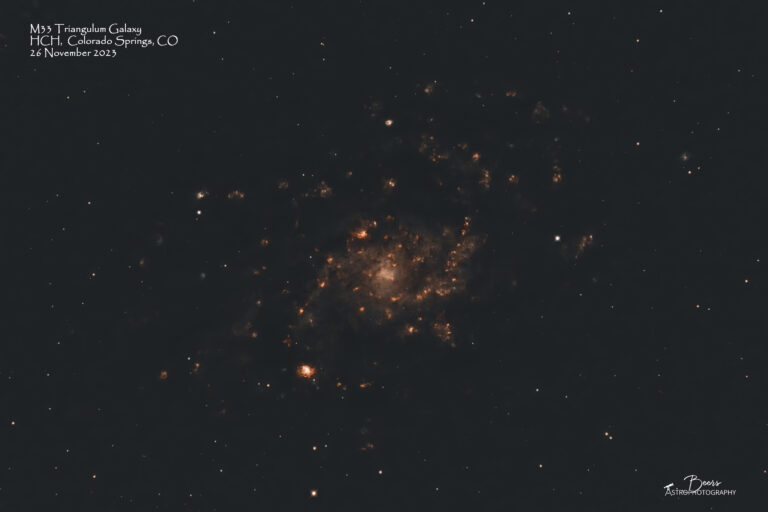 M33 Triangulum Galaxy - Beers Astrophotography
