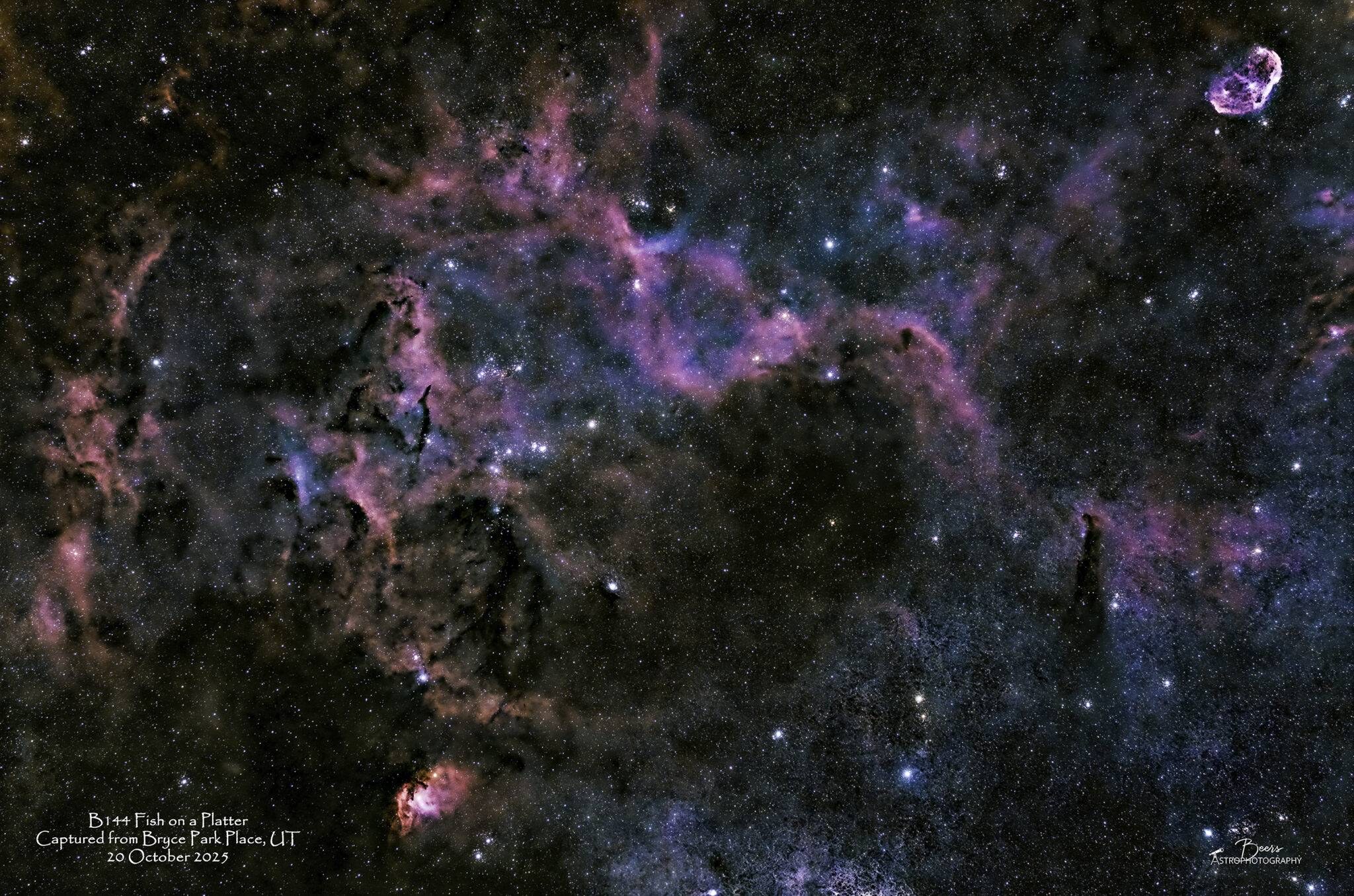 B144 Fish on a Platter Nebula - Beers Astrophotography